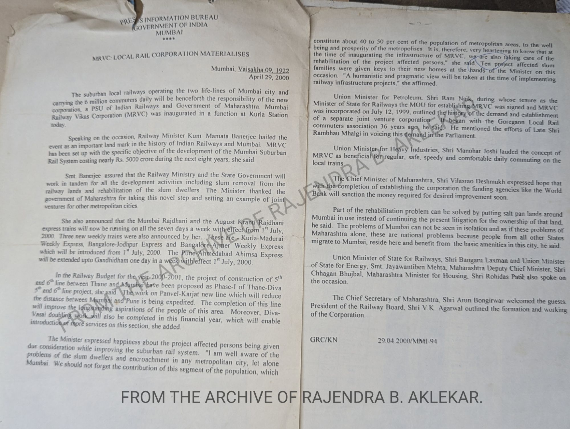 Mumbai’s own rail board- How the MRVC came to life & became a ...